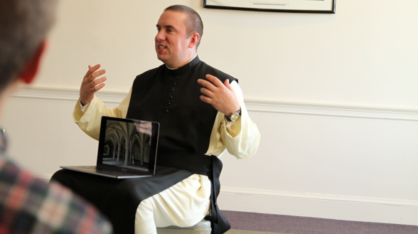 A Vocations Visit from Pater Edmund Waldstein, O. Cist. (’06) | Thomas ...