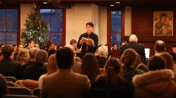 Choir and Orchestra Bring Christmas Cheer | Thomas Aquinas College