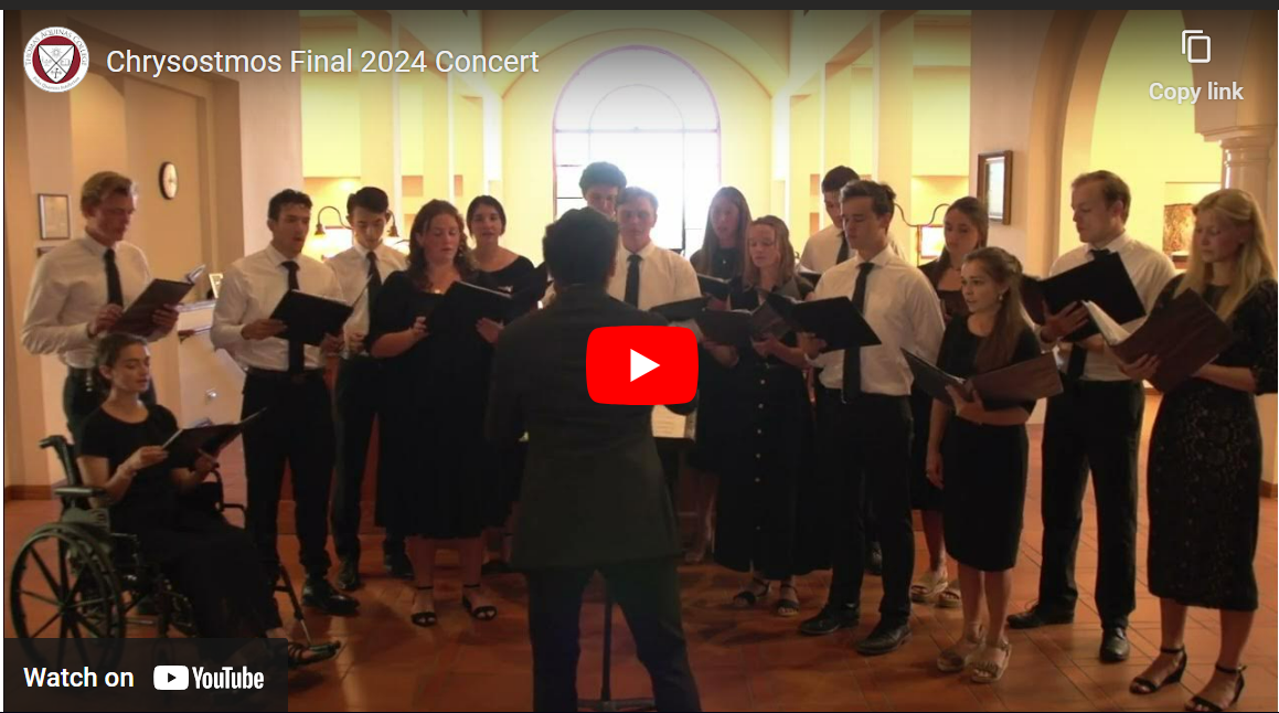 Video from Chrysostomos’ Year-End Concert! | Thomas Aquinas College