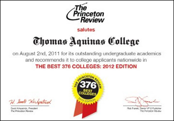 New Princeton Review Guide Gives College Highest Academic Rating ...