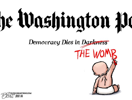 Alumnus Cartoonist: Democracy Dies in the Womb | Thomas Aquinas College